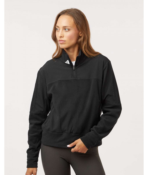 Adidas - Women's Fleece Quarter-Zip Pullover